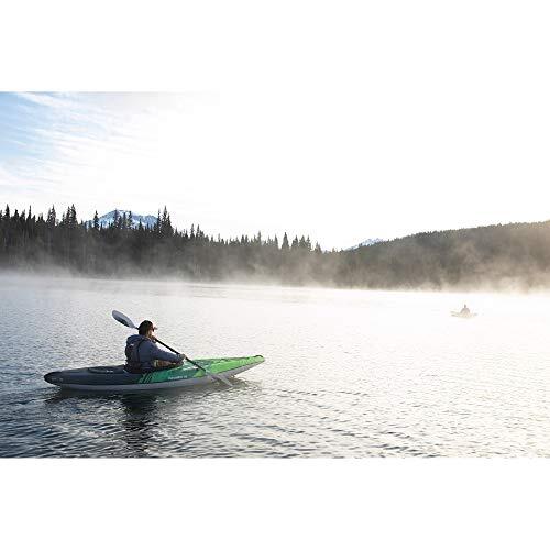 Navarro 110 Convertible Inflatable Kayak with Drop Stitch Floor, Green ...