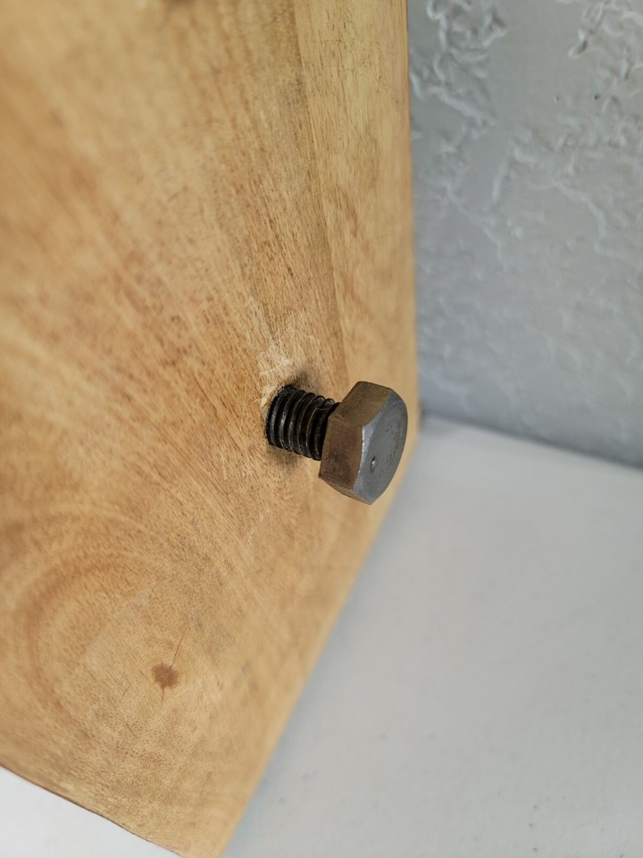 Authentique Spooky Night LED Candle Holder Wood Halloween Pumpkin 8" | eBay