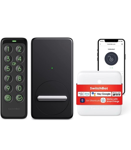 [SEALED]SwitchBot Wi-Fi Smart Lock with Wireless Keypad, Keyless Entry ...