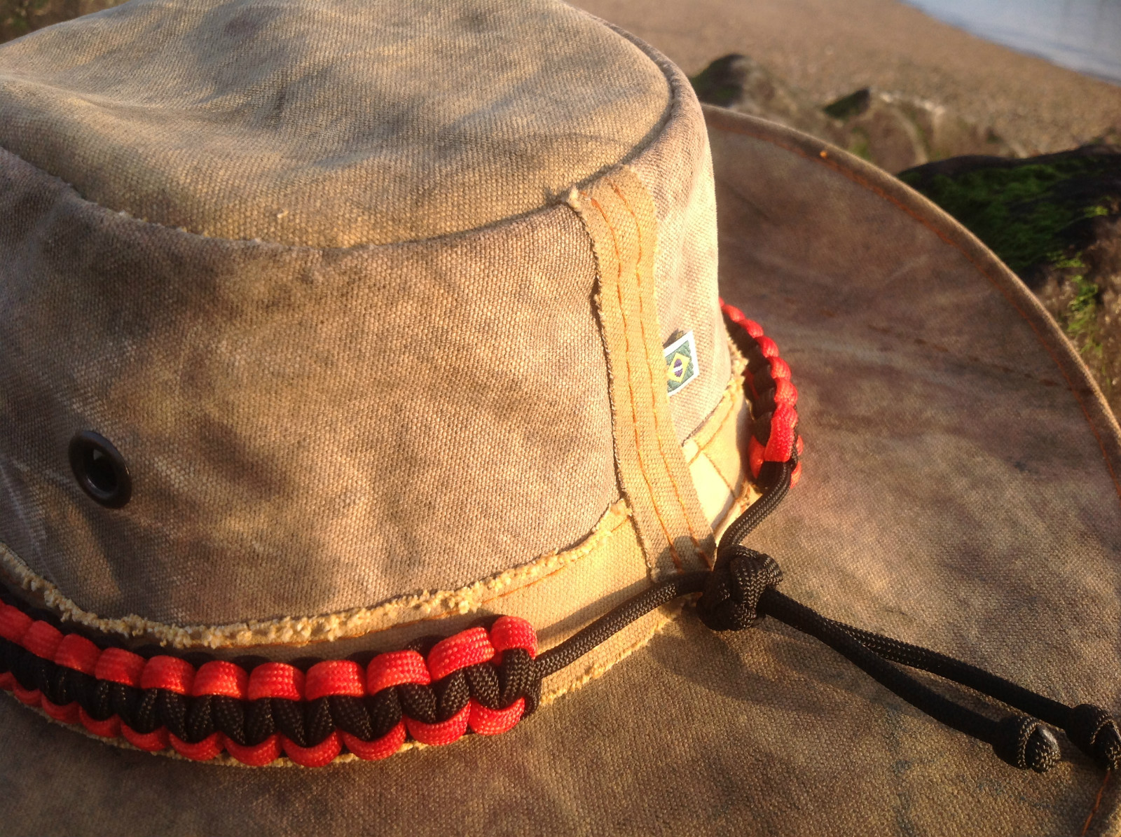 Paracord Hat Bands Tarphat - 6.5M of paracord - Reversible- Hand Woven ...