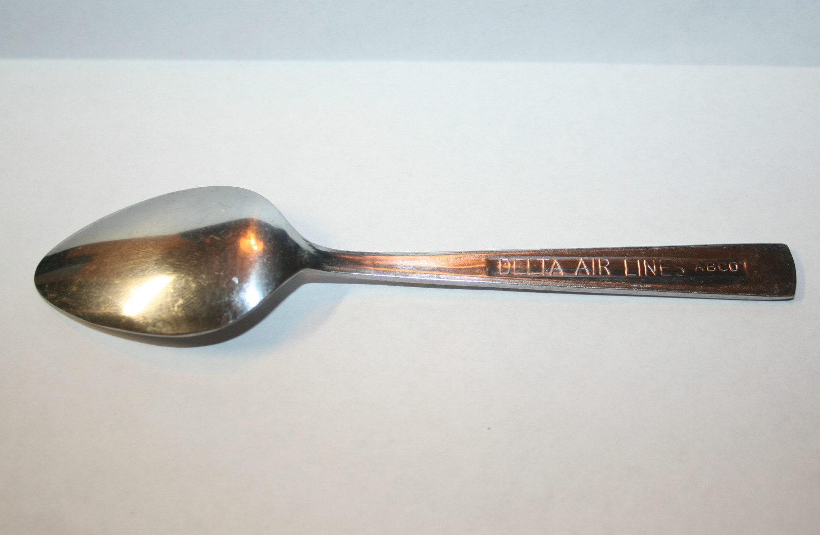 Vintage DELTA AIR LINES Airline Spoon Teaspoon 5 5/8" ABCO | eBay