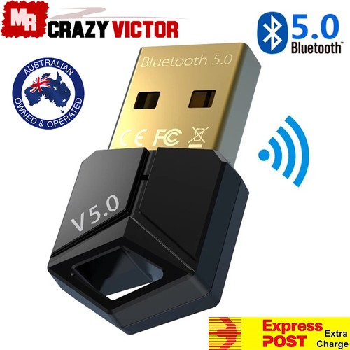 USB Bluetooth 5.0 Transmitter Receiver Dongle Audio Wireless Adapter PC ...