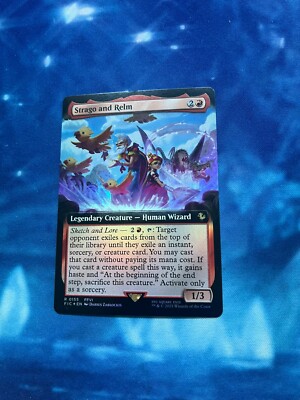 Strago and Relm (Extended Art), Foil, NM | MTG Final Fantasy FF | eBay.de
