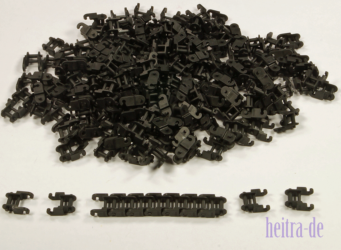 LEGO Technik - 200 Kettenglieder klein schwarz / Black Link Chain ...