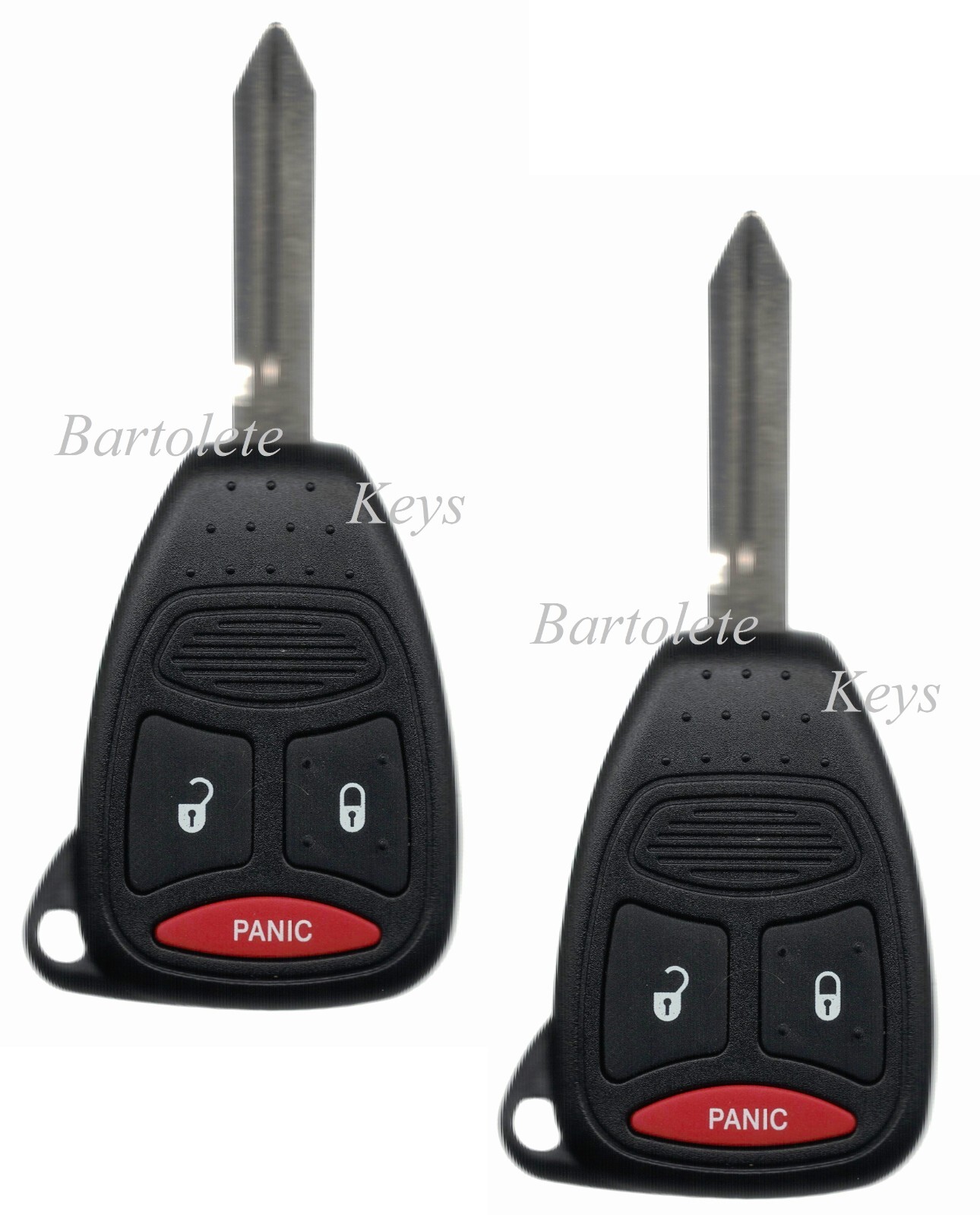 2 Remote Car Key Fob For Dodge Dakota Durango Jeep Compass Patriot ...