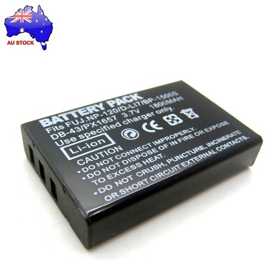 AUS Battery For NP-120 NP120 Fujifilm FinePix F10 Zoom FinePix F11 Zoom ...