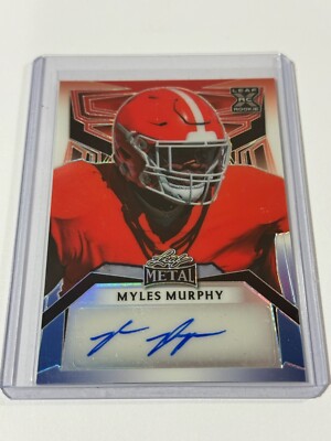 2023 Leaf Metal MYLES MURPHY Authentic Auto Autograph /4 | eBay