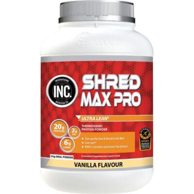 INC Shred Max Pro Vanilla Flavour 2kg | eBay