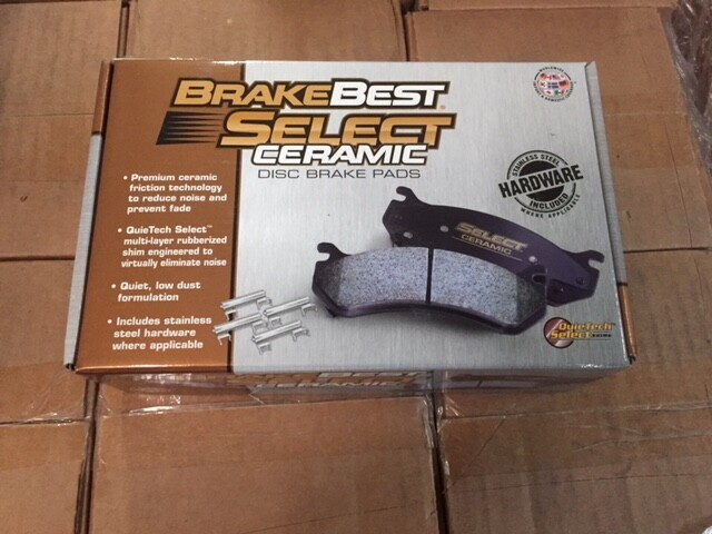 BrakeBest Select Ceramic Front Brake Pads C1327 MSRP $56.99 (NEW) | eBay