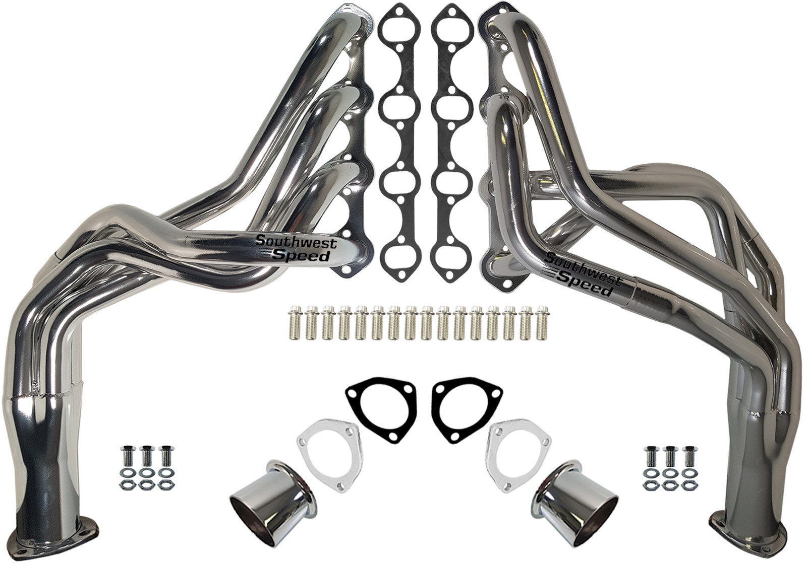 1979-1993 Ford Mustang Capri SBF 5.0L 302CI Long Tube Headers Ceramic ...