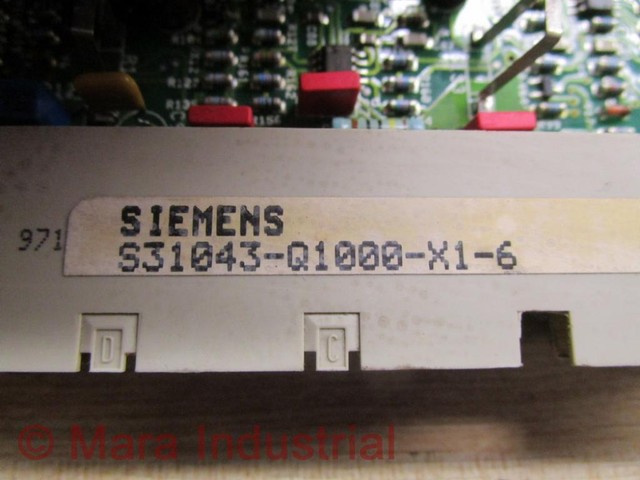 Siemens S31043-Q1000-X1-6 Circuit Board S31043-01000-X1 for sale online ...