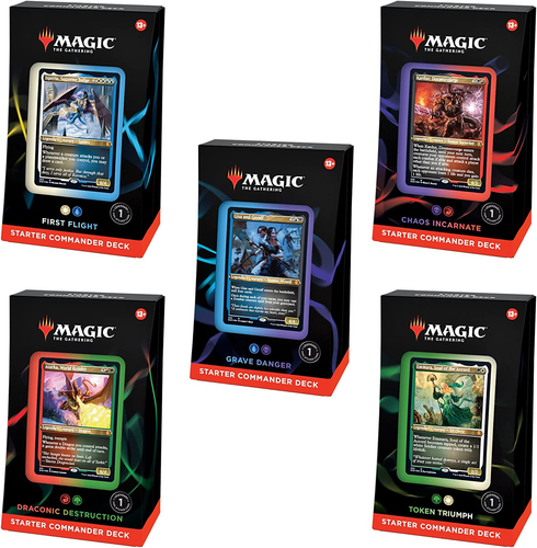 Magic: the Gathering Starter Commander Deck Bundle – Includes All 5 ...