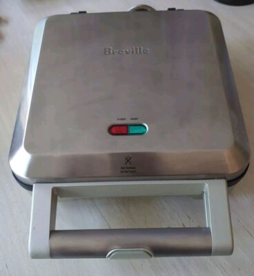 Breville BPI640XL Nonstick Stainless Steel Personal 4 Mini Pie Maker ...