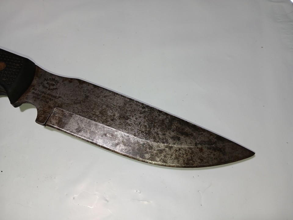 Vintage Knives of Alaska Alaskan Bush Camp Knife USA 0102 | eBay