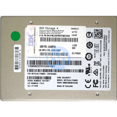 1.6TB IBM MLC SSD SAS-3 Solid State Drive SFF 2.5" 12Gbps 528 Block ...
