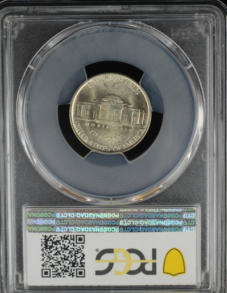 1942-P JEFFERSON SILVER WAR NICKEL PCGS MS66 TYPE 2 (P0598) | eBay