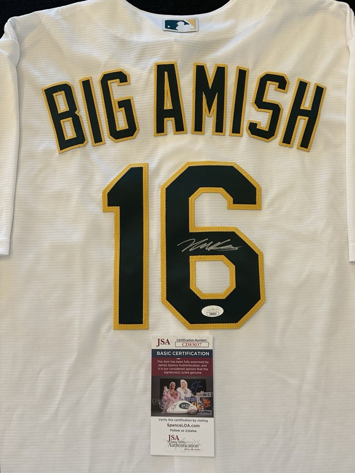 Nick Kurtz Signed Authentic Jersey Autographed Big Amish Auto Athletics ...