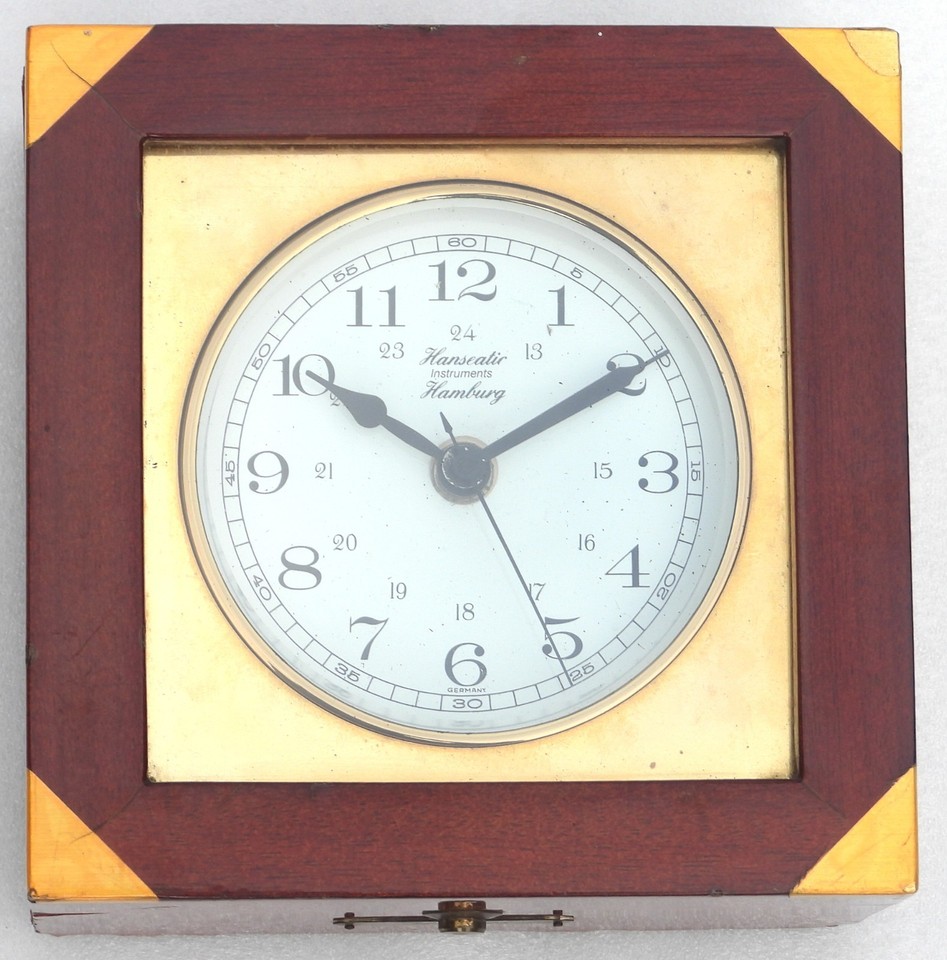 HANSEATIC CHRONOMETER WERKE GERMANY MARINE SHIP BOAT NAVIGATION CLOCK ...