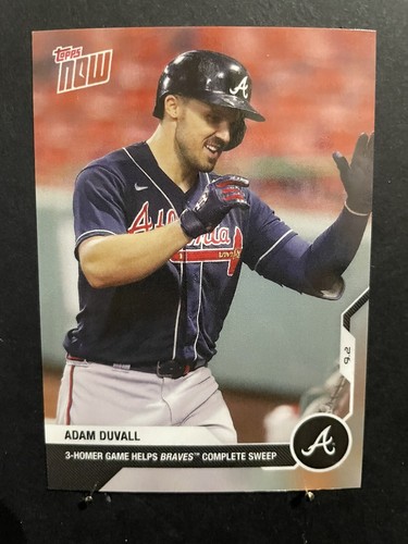 ADAM DUVALL | 2020 Topps Now #199 | Braves | eBay