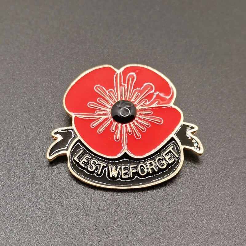 Poppy Flower Pin