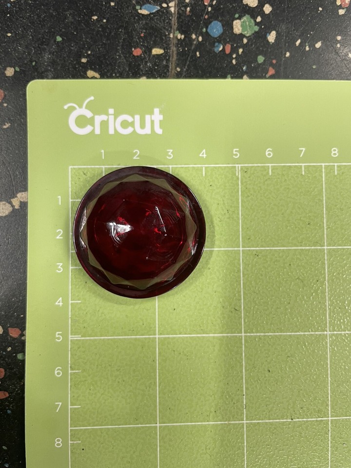 ORIGINAL ANTIQUE 1920's RED BUBBLE GLASS Reflectors~Auto~Motorcycle ...