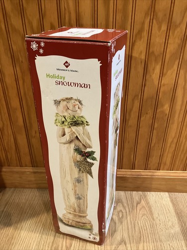 Members Mark Hand Painted 13 Inch Holiday Snowman NIB | eBay