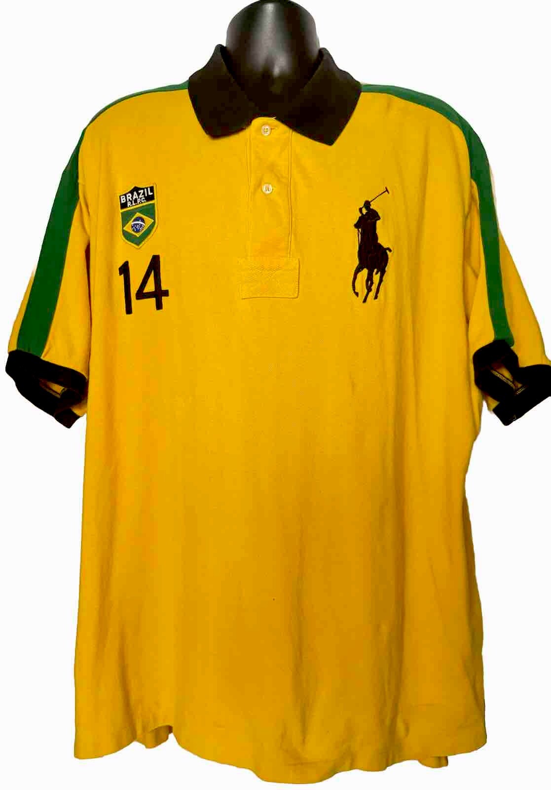 POLO RALPH LAUREN ‘BIG PONY’ BRAZIL🇧🇷POLO/RUGBY SHI… - Gem