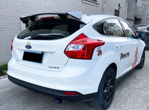 ABS Factory Style Rear Spoiler Wing Fit 2011-2018 Ford Focus Hatchback ...