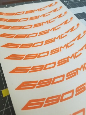 KTM 690 SMC R Wheel Rim vinyl decal sticker | eBay