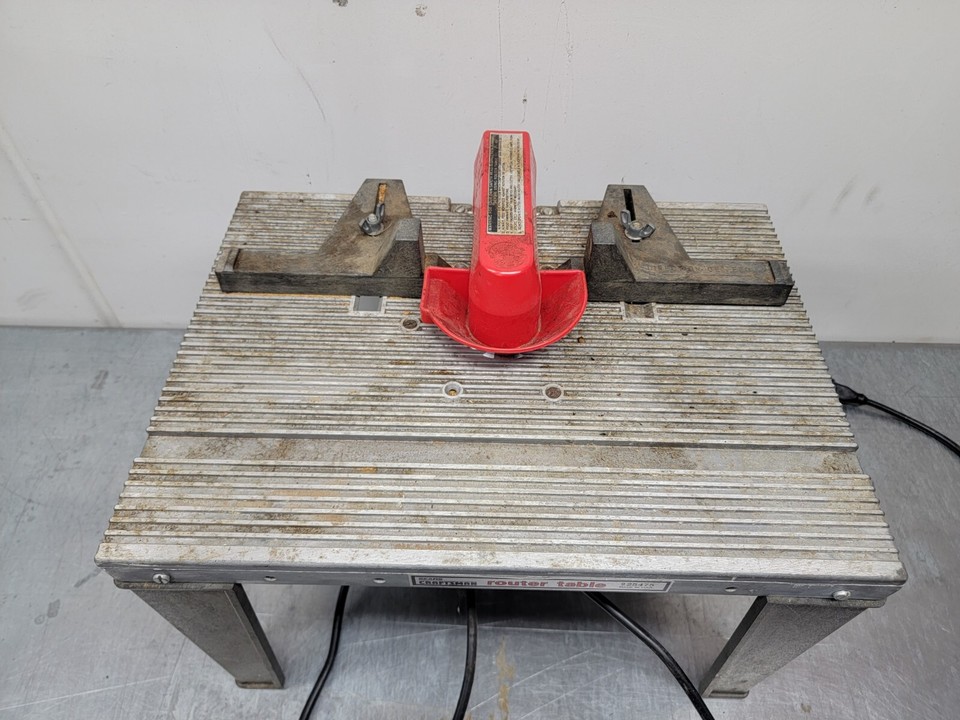 7003 | Vintage | Craftsman Router Table Aluminum, with BD router, model ...