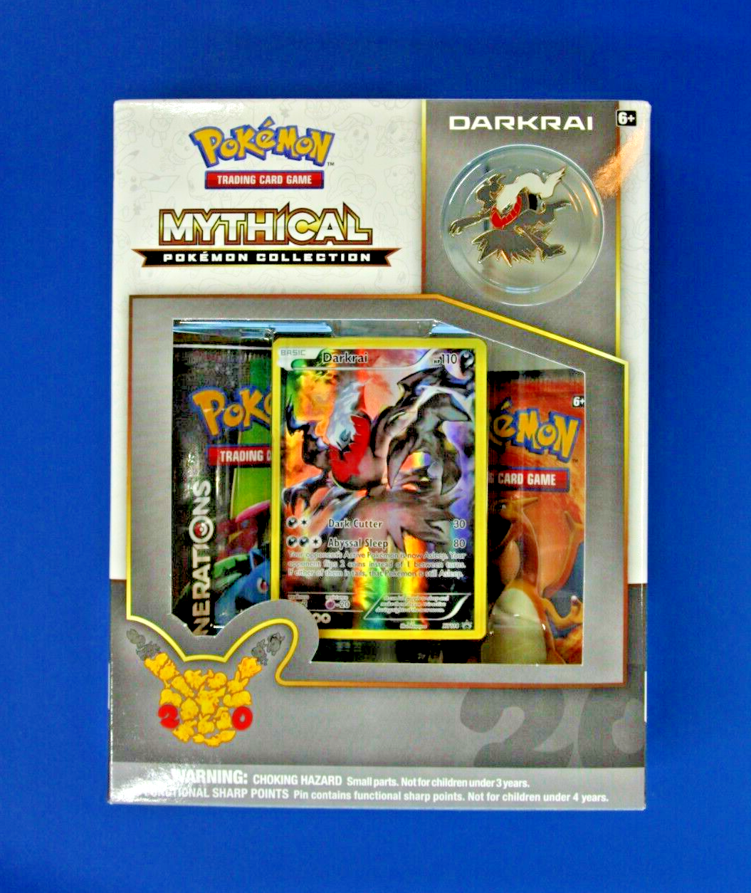 Pokémon TCG Generations Mythical Collection DARKRAI Pin Box New Factory ...