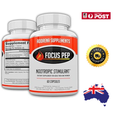 Focus Pep- Brain Energy Stimulants Limitless Mind Boosting Nootropics ...