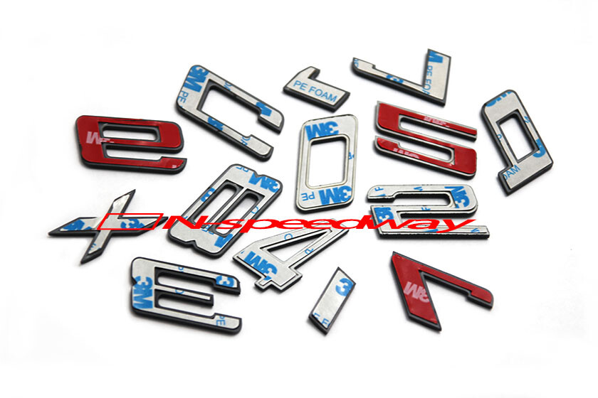 For BMW E60 5-Series 545i Matte Black Trunk Number Letters Badge Emblem ...