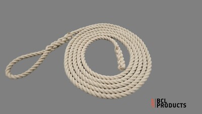Narrow Boat Mooring Rope - 18mm Polyhemp 40ft Long With Soft Eye & Back ...