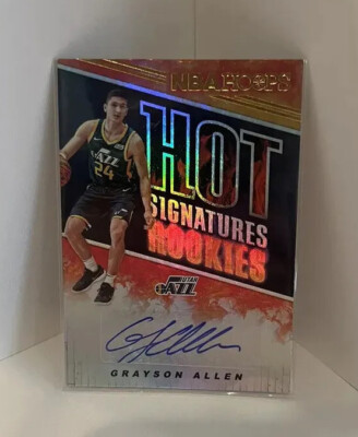 2018 Panini Grayson Allen hot signatures RC No. HSR-GA | eBay