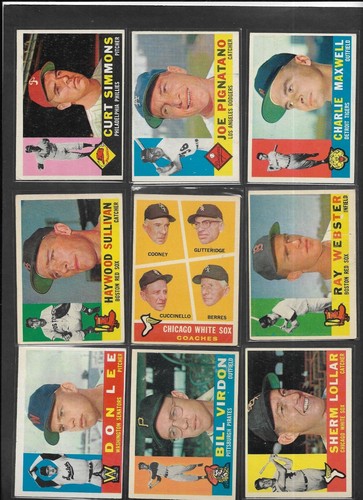 (26) diff 1960 Topps Baseball cards lot ,Semi-High # (#447-507) | eBay