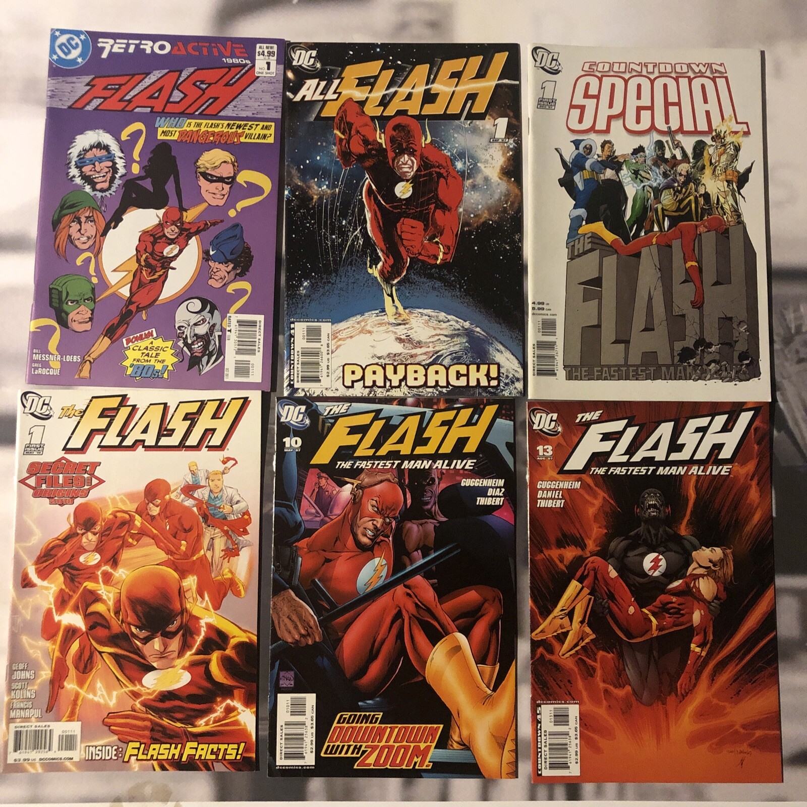 Flash 1 Payback 1 Retroactive 1 CountDown Special 1 Fastest 10 13 DC ...