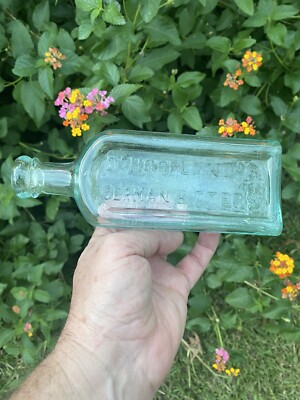 ANTIQUE ATTIC DR HOOFLANDS GERMAN BITTERS PONTIL ERA APPLIED LIP ...