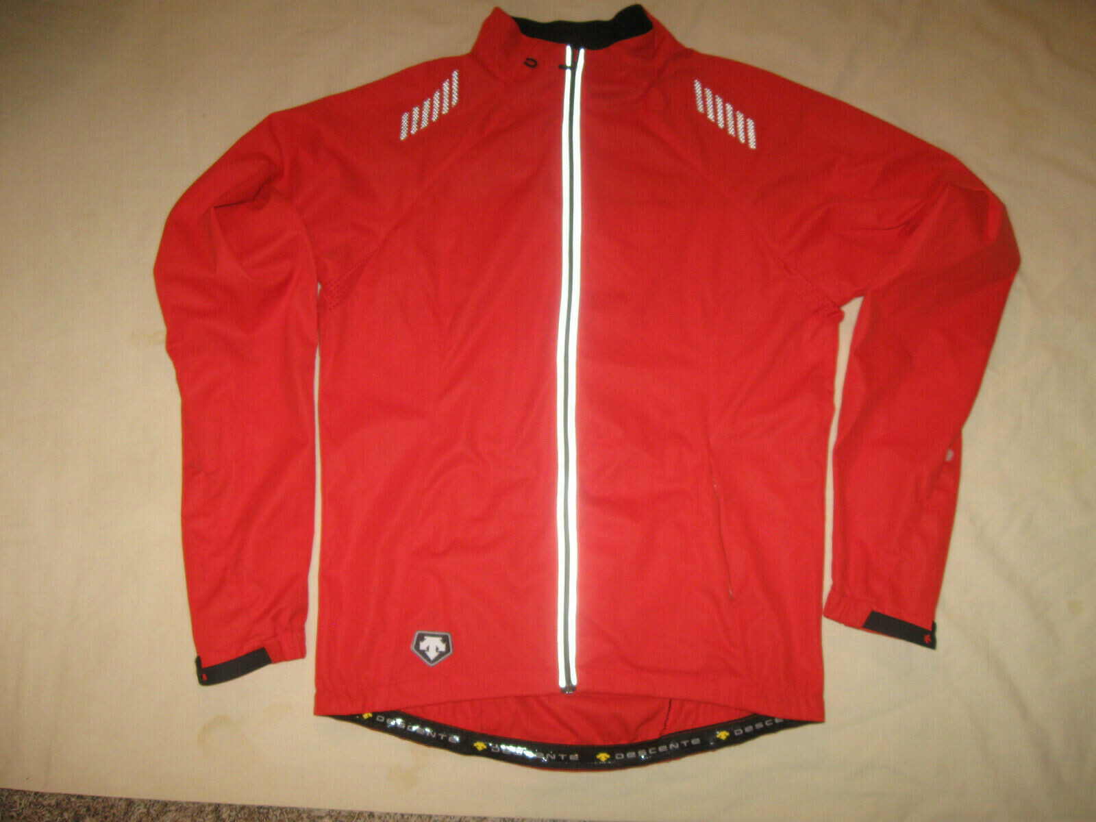 Descente Cycling Jacket Men's Large ? Adult Bike Wear Lightweight Red ...