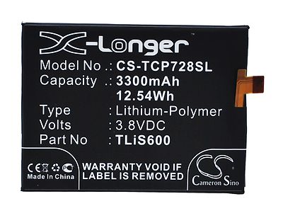 NEW Battery for TCL 3N I718M M2L TLiS600 Li-Polymer UK Stock | eBay UK
