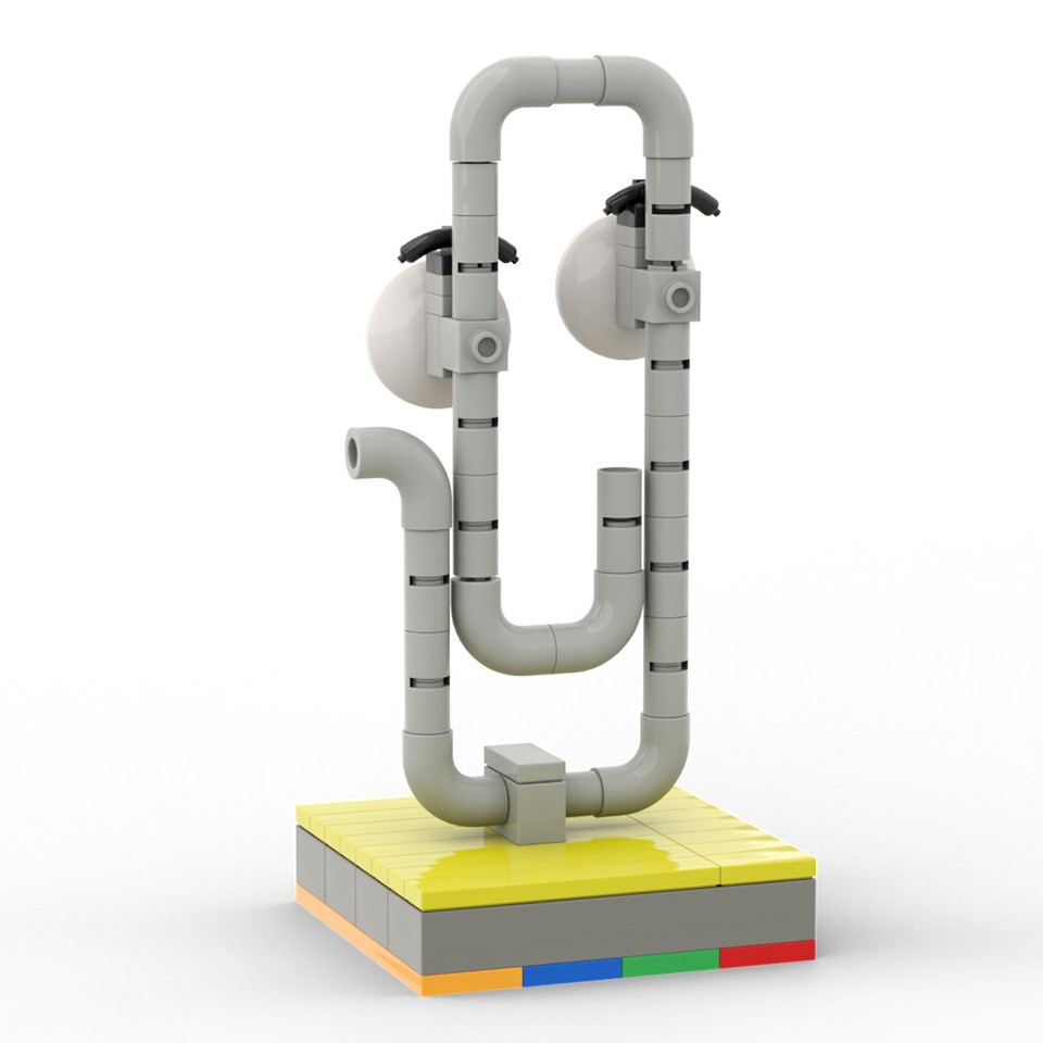 85PCS Creative Office Funny Clippy Action Figure MOC Building Set ...