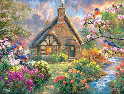 - Abraham Hunter Cork Puzzle - Cobblestone Creek - 1000 Piece Jigsaw ...