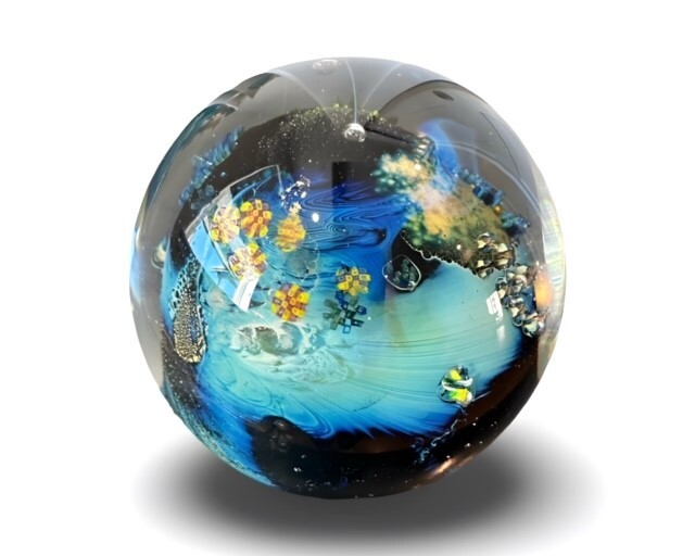 Josh Simpson Magnum Planet Paperweight 4.7" | eBay