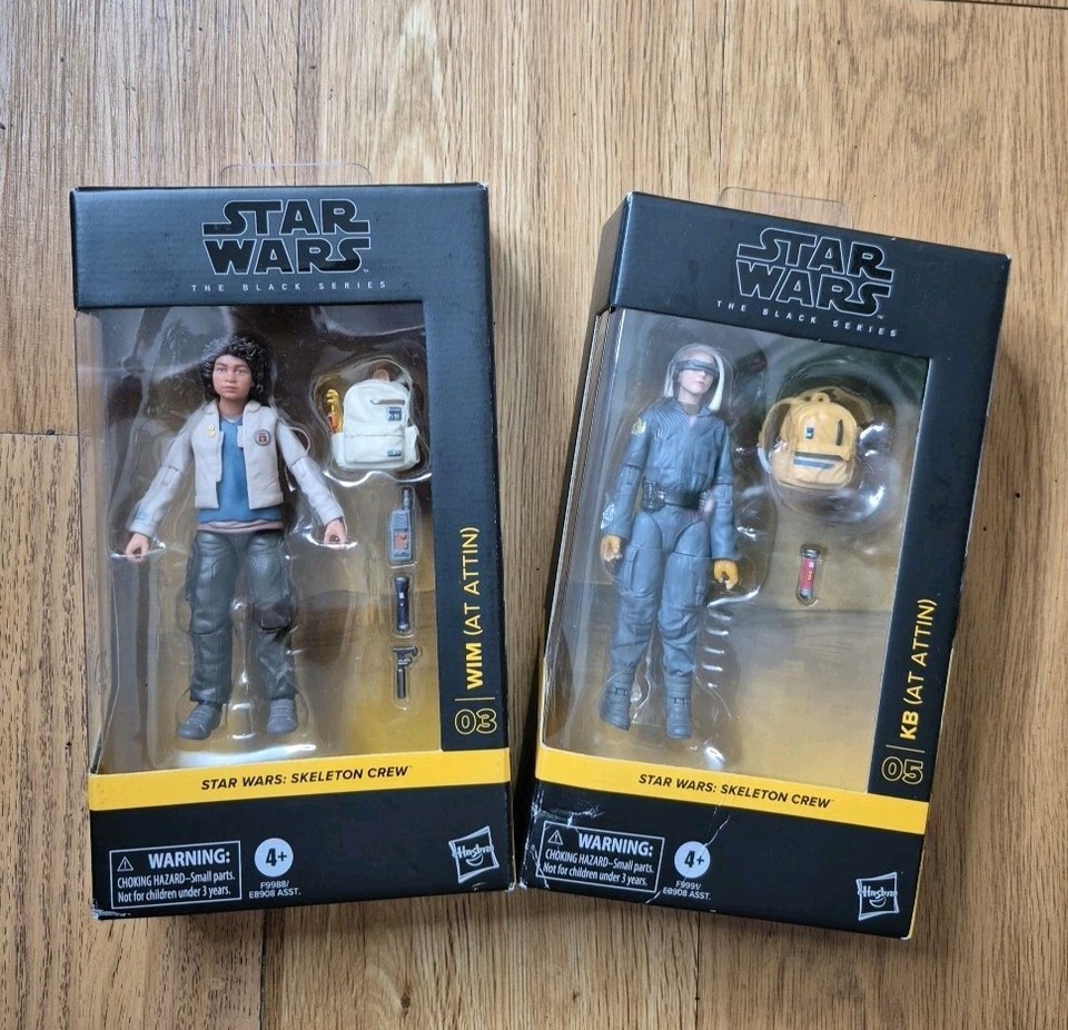 Star Wars Black Series Skeleton Crew KB & Wim (At Attin) 6" Figure New ...