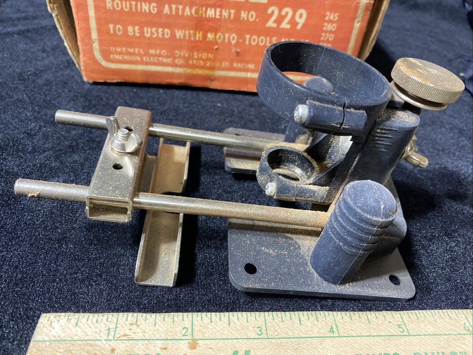 Dremel Routing Attachment Model 229 With Box Original Vintage From 1976 ...