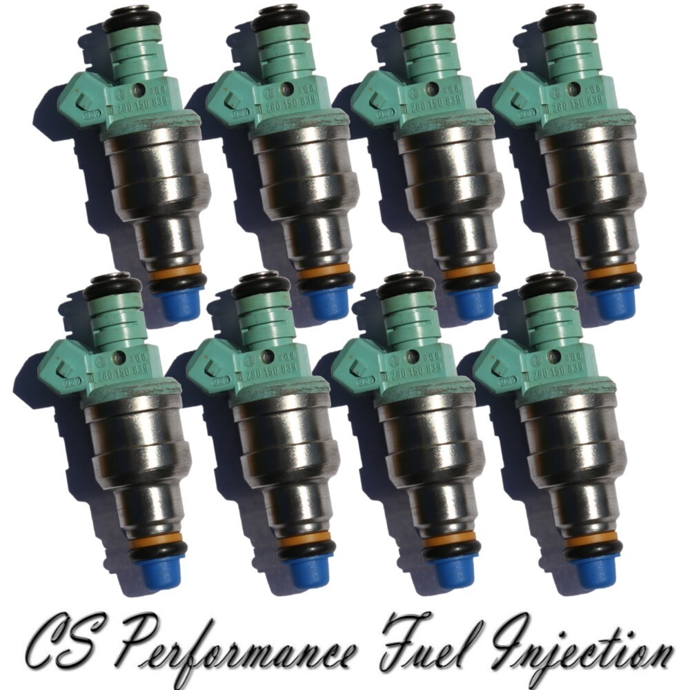 OEM Bosch Fuel Injectors (8) 1600CC 152LB 0280150846 for 96-05 Ford 5 ...
