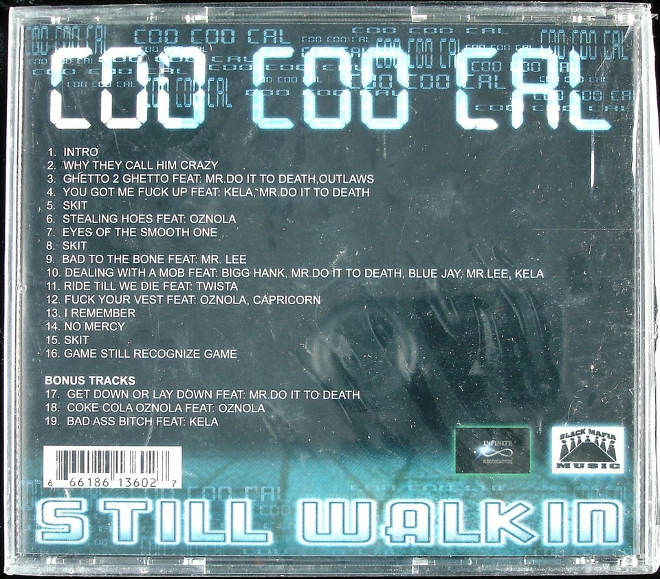 COO COO CAL "STILL WALKIN" 2002 CD ALBUM 19 TRACKS G RAP *SEALED* | eBay