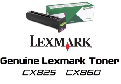 Mostly New Genuine 82K0XMG Magenta Lexmark CX825 CX860 Toner 80% | eBay