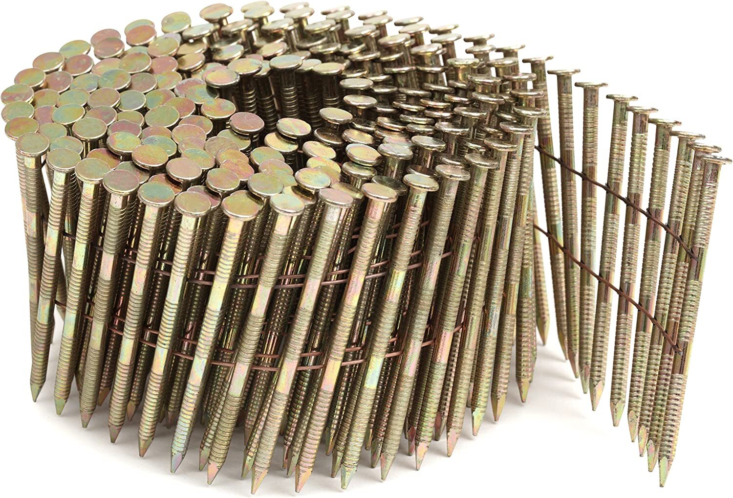 Tacwise 0429 2.7 x 64mm Bright Ring Coil Nails for Nail Gun (6000 ...