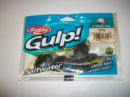 Berkley Gulp Sea Bait, Shrimp, Cut bait, Lugworm, Mussel, Peeler Crab ...